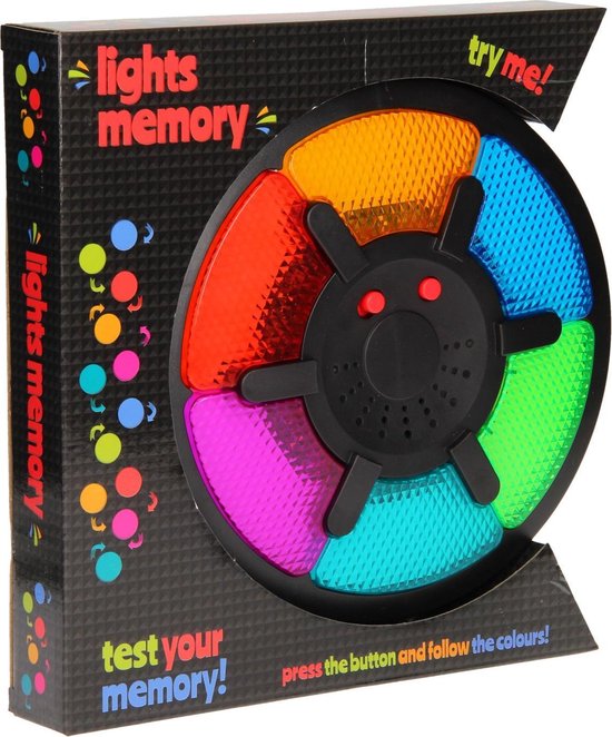 Memo spel XL met licht en geluid | Games | bol
