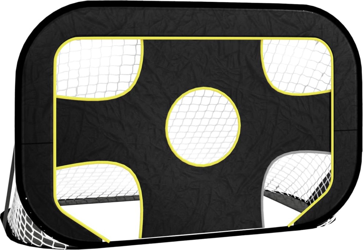 vidaXL Voetbaldoel met doelwit 120x80x80 cm polyester | bol.com