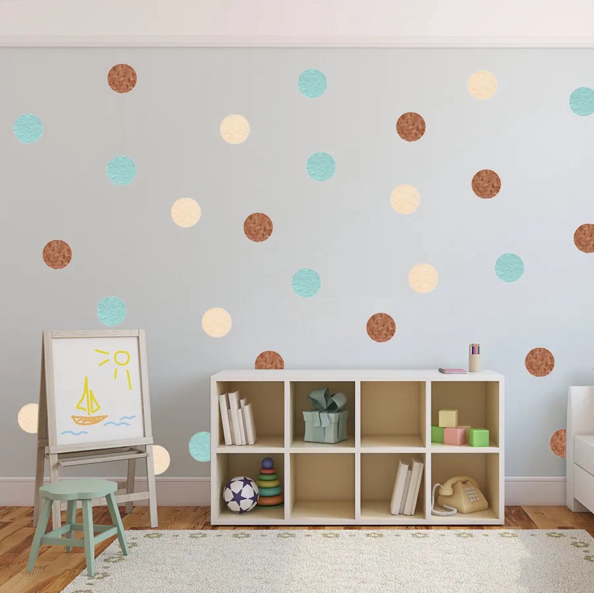 Kinderkamer Stickers - Stippen - Babykamer - Stickers Kinderen ...