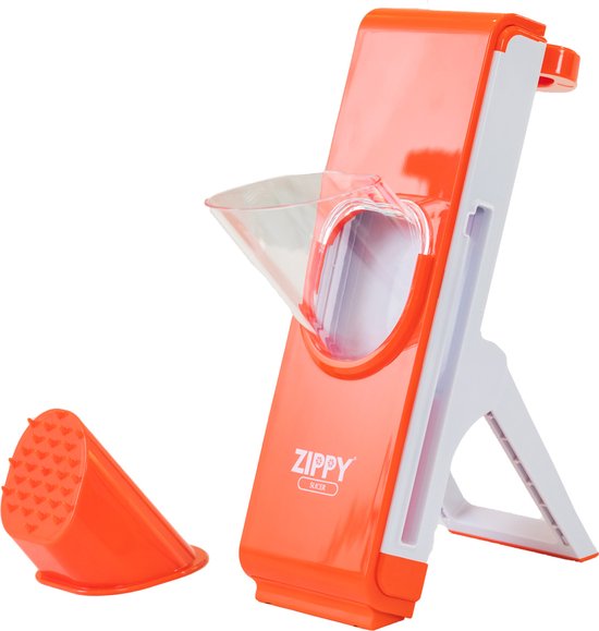 Orange Donkey Zippy Slicer 4-in-1 Verticale Mandoline - Rood - Voor ...