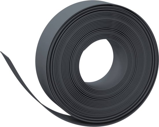 vidaXL Tuinranden 2 st 10 m 15 cm polyetheen grijs | bol.com
