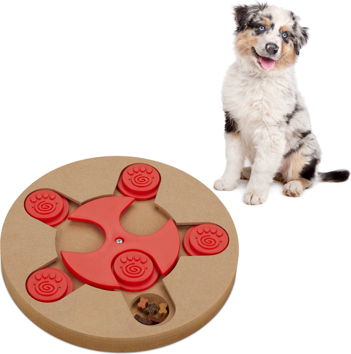 Relaxdays denkspel hond - hondenspeelgoed - grote en kleine honden ...