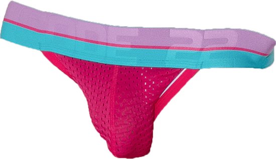 CODE 22 Bright Mesh Jockstrap Pink - MAAT XXL - Heren Ondergoed - Jockstrap voor Man -... | bol.com
