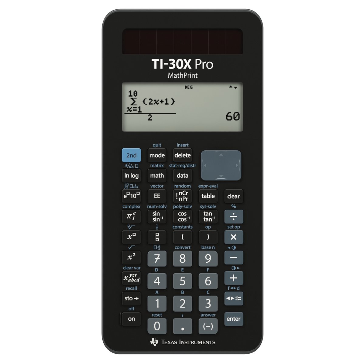 Texas Instruments TI-30X Pro MathPrint - Wetenschappelijke Rekenmachine ...
