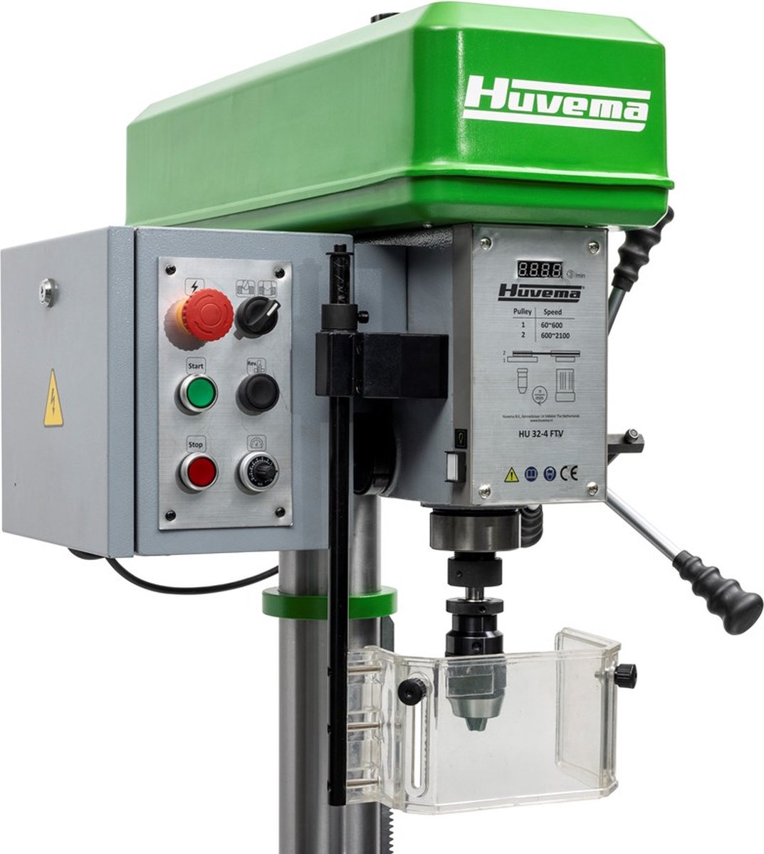 Huvema - Industriële kolomboormachine met tapfunctie - 32 mm - 400V ...