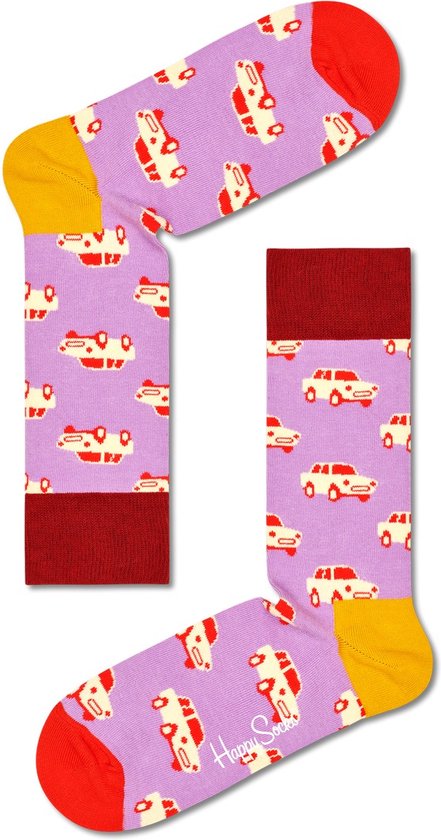Happy Socks Car Sock - unisex sokken - Unisex - Maat: 36-40 | bol