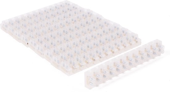 Benson Kroonsteenstrip 6 mm² - 10 rijen - 12 klemmen - transparant ...
