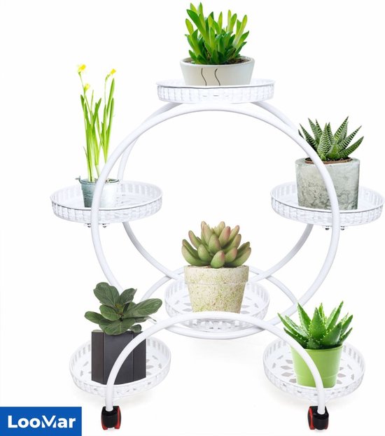 LooMar Plantenrek – Plantentafel – Plantenstandaard / Plantenhouder ...