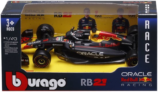 Bburago Red Bull RB21 - #1 Max Verstappen - Formule 1 seizoen 2025 ...