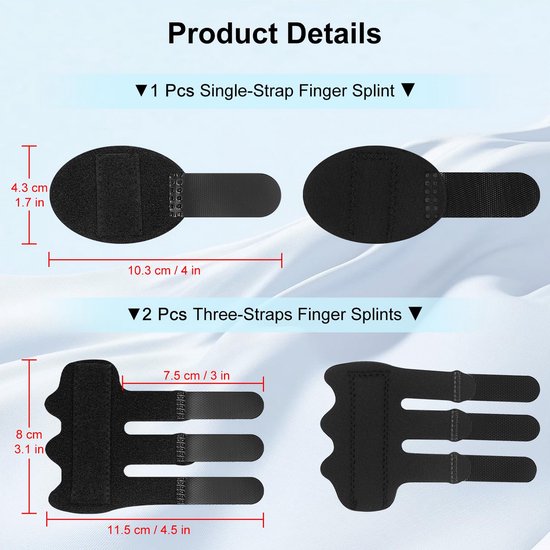 Vinger Splint voor Stabilisatie bij Arthritis en Breuken, Universele ...