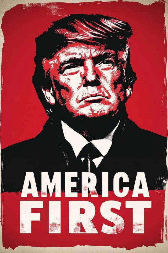 Donald Trump Poster - Politiek Posters - America First - Quote - Tekst ...