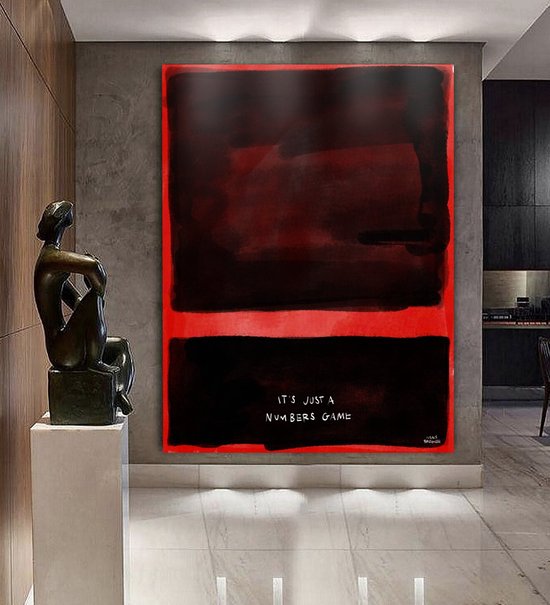 It's just a numbers game. Rothquotes - Meerdere kleuren - Plexiglas 80 ...