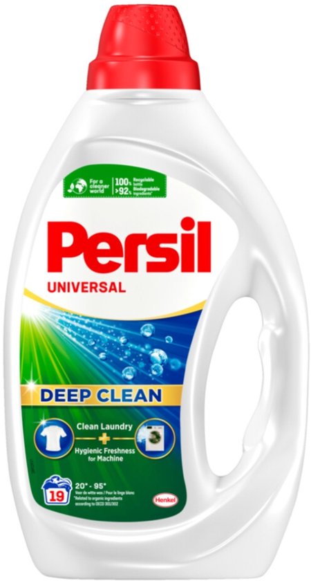25 x Persil Wasmiddel Gel 19 Wasbeurten Universal 855 ml ...