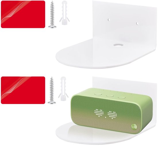 sets 126 mm mini witte zwevende acrylplanken Kleine zwevende plank met ...