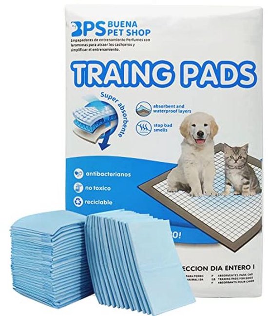 Hygienische Training Pads voor Honden - 60 x 60 cm - Pack van 10 | bol