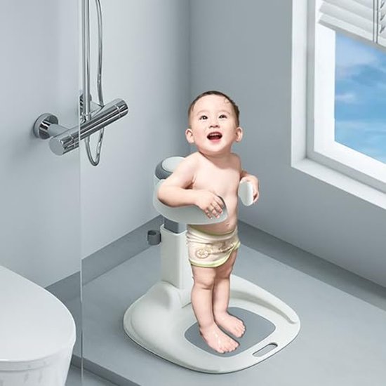 Adjustable Baby Shower Stand Support, Non-slip Toddler Shower Stand ...