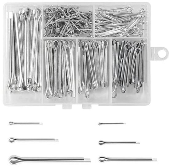 Splinten Assortiment 230 Delig - Roestvrij Stalen Veiligheids Splinten ...