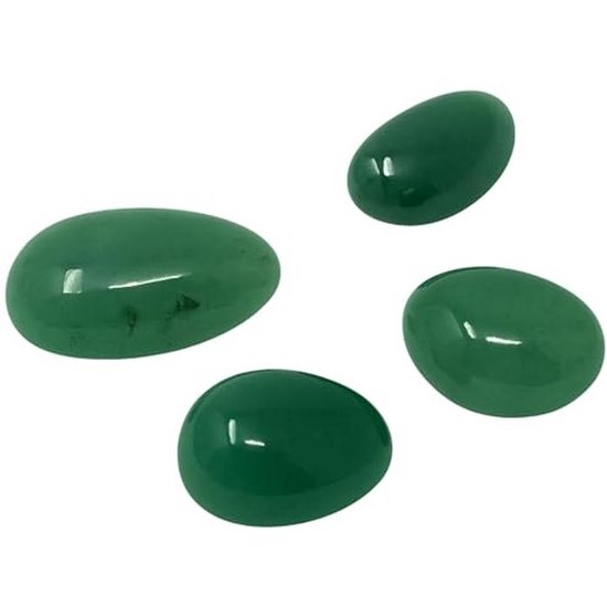Pierre naturelle verte, aventurine, polie, ensemble de 5 pierres ...