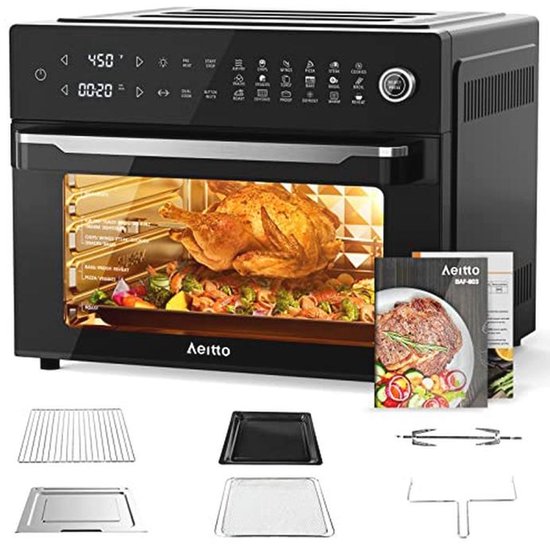 Grote Luchtfriteuse Oven 32 L - 19-in-1 Digitale Friteuse met ...