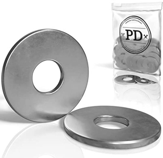 Grote ringen M6 (DIN 9021 / ISO 7093) - Roestvrijstalen Vulplaatjes ...