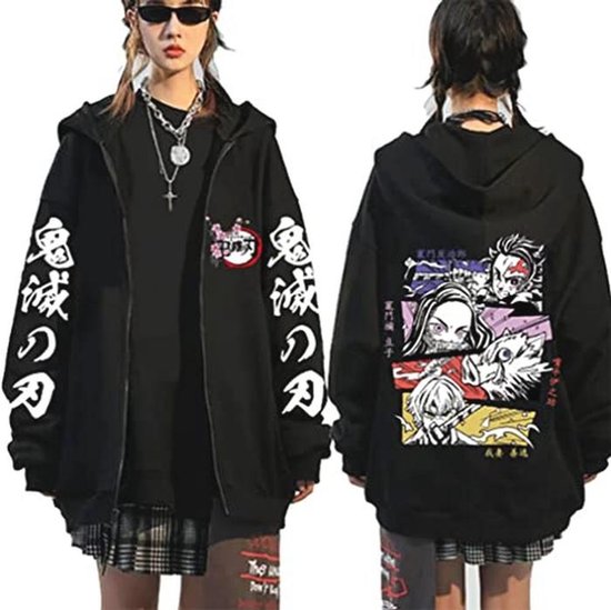 Anime Cosplay Jas Met Capuchon – Casual Zip-up Kleding | bol