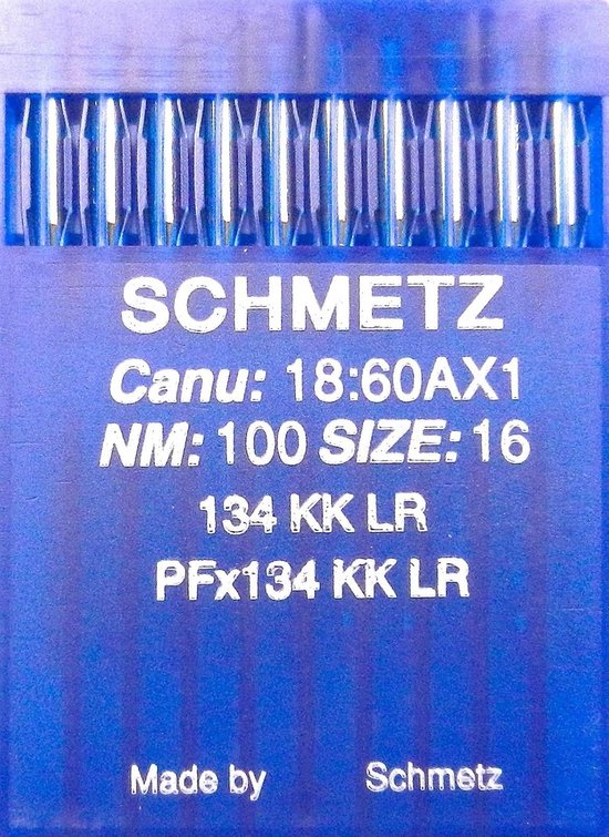 10x Leder Naaimachine Naalden Systeem 134 KK LR Maat 100 / 16 ...