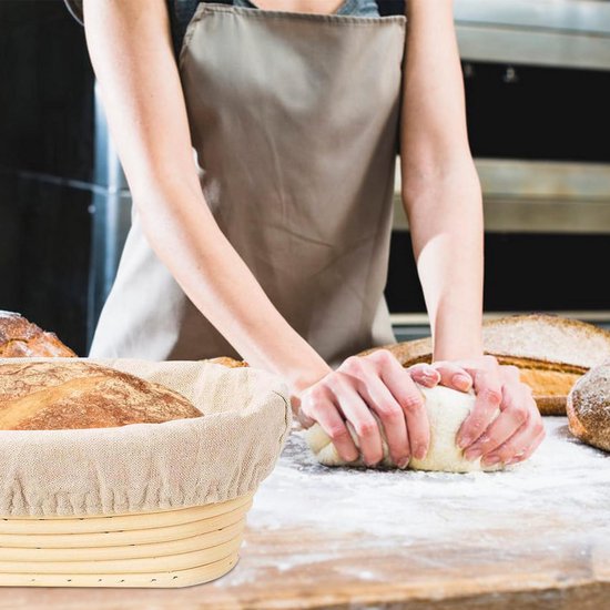 Banneton ovale pour levain et pain – Panier de levée 9 pouces pour ...
