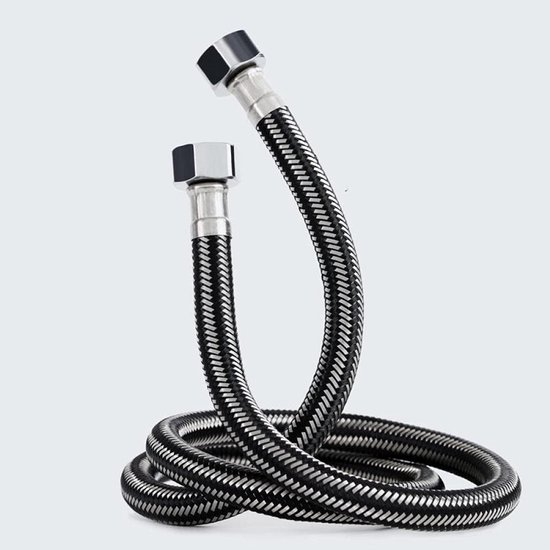 Flexibele RVS Waterslang 80cm voor Kraan en Toilet Aansluiting | bol