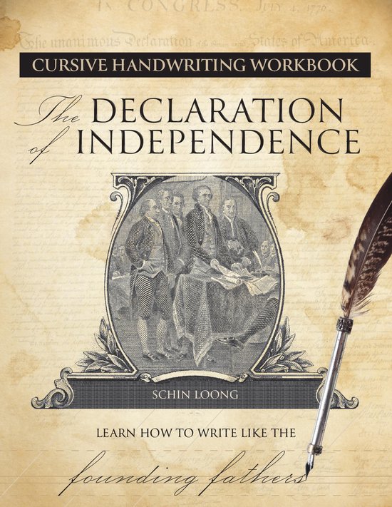 Cursive Handwriting Workbook: The Declaration of Independence (ebook ...