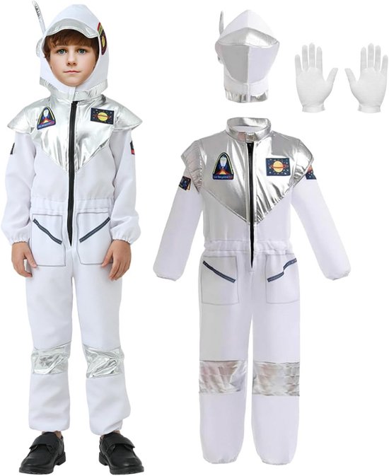 Kinder Astronautenpak met Helm voor Carnaval en Feestjes | bol