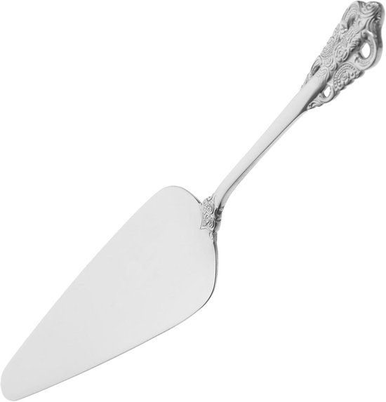 Stainless Steel Cake Server and Pizza Cutter for Weddings and Birthdays ...