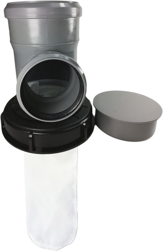 Dekselfilter voor IBC Regenwatertanks met Nylon Filter DN 150 en Afvoer ...