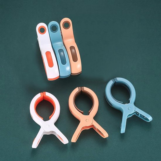 Grote knijpers voor handdoeken, 6 stuks, winddichte clips voor ...