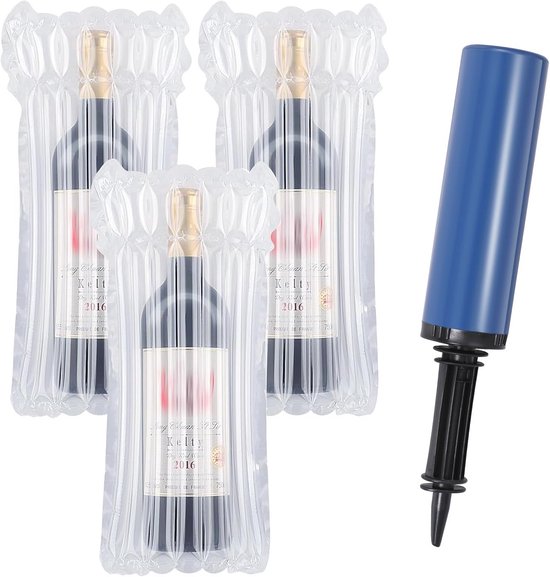 20 Pack Inflatable Wine Bottle Protectors for Safe Shipping | bol