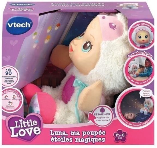 VTech Little Love LUNA, MA POUPÉE ÉTOILES MAGIQUES | bol