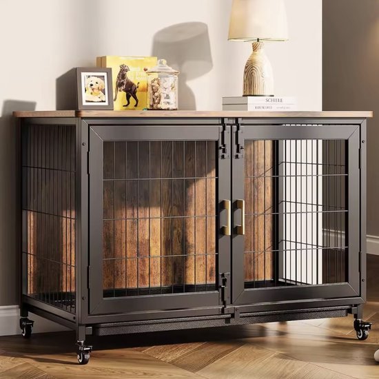 Hondenbench Hout L – Houten Hondenbench Meubel – Bench Hond – Zeer ...