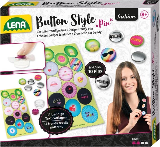 Knutselset Buttons Maken - Stijlvolle Pins Ontwerpen met Metalen ...