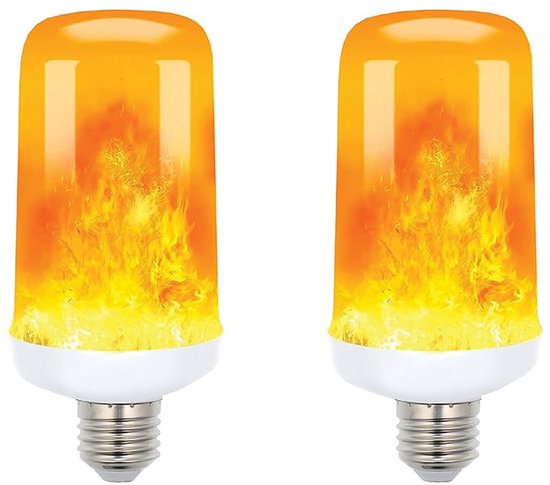 VITO LED Vlam-Effect Lamp E27 - 5W (vervangt 25W) - 250lm - 1400K Amber ...