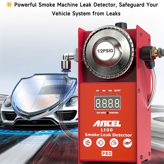 Rookmachine Auto – Rooktester – Lekdetectie Apparaat – Lekkage Opsporer ...