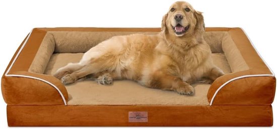 Orthopedisch Hondenbed XL voor Extra Grote Rassen met Waterdicht Schuim ...
