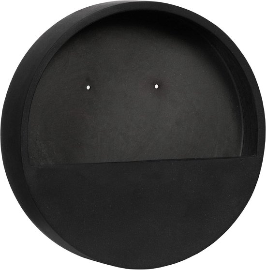 Hanging Wally Planter Black, Wall Pot for Plants (XS Ø: 30 D: 7 cm ...