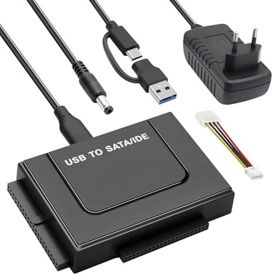 IDE en SATA Adapter USB 3.1 voor Harde Schijven en SSD's - 6Gbps ...