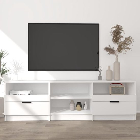 TV meubel – TV kast – Televisiekast – RTV Meubel – Media meubel – Wit ...