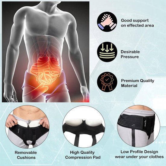 Provento- hernia ondersteuning - pijnverlichting - Truss Brace ...