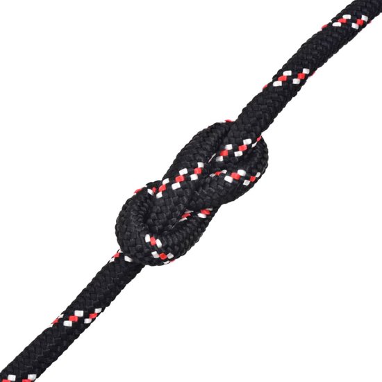 Boot touw 12 mm 250 m polypropyleen zwart | bol