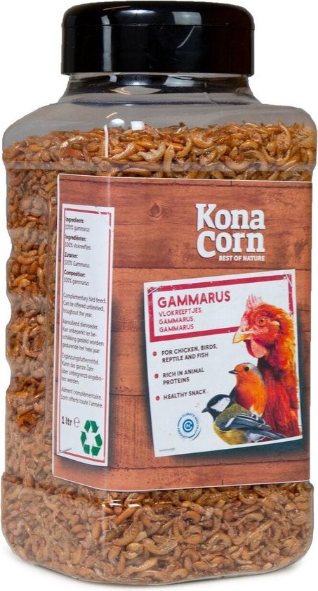 Konacorn Gammarus Vlokreeftjes | 1 ltr Snacks | bol
