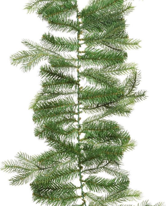 Guirlande de pins de Noël guirlande verte 20 x 270 cm Guirlandes de pins Guirlandes de... | bol.com