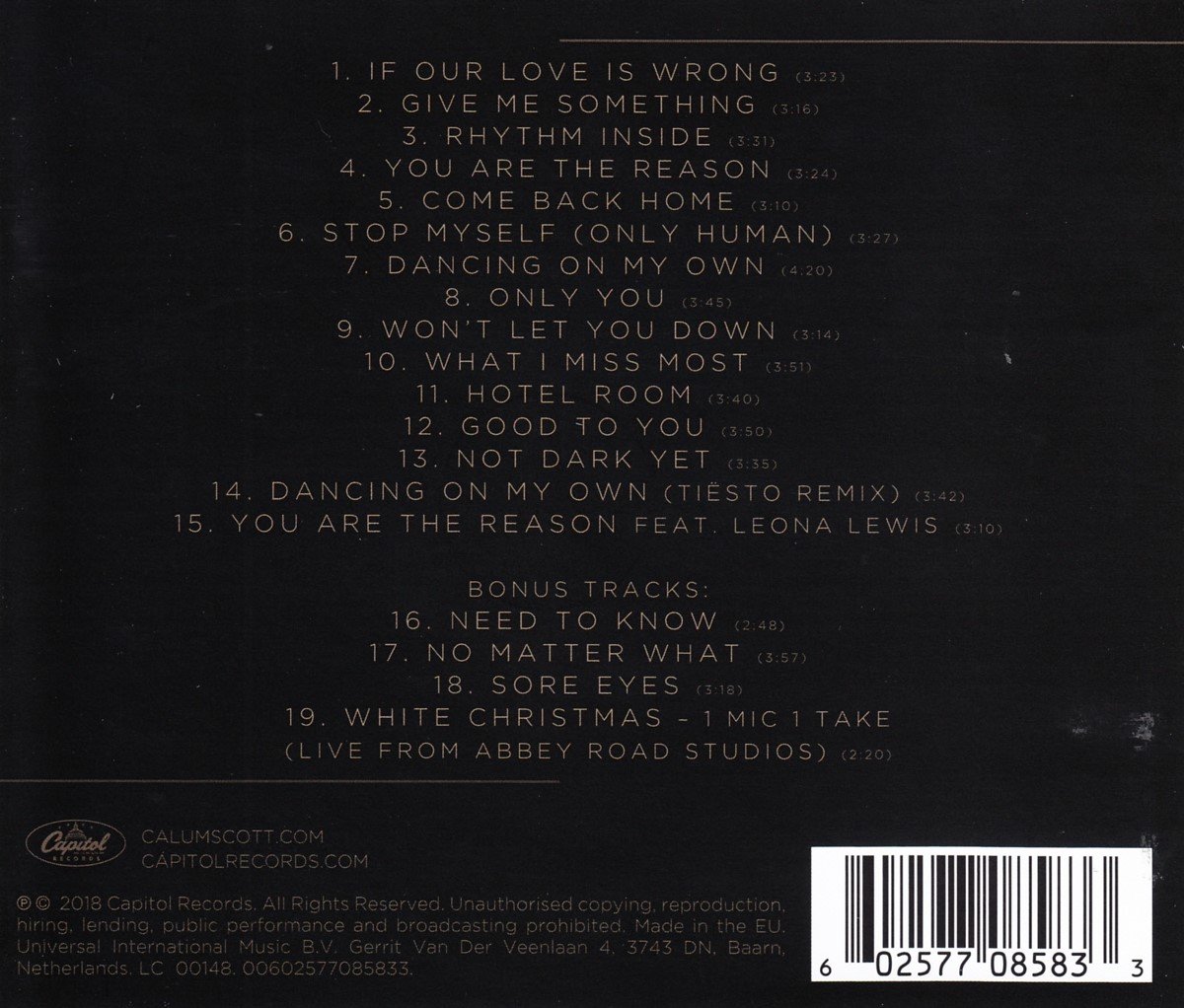 Calum Scott - Only Human (CD) (Special Edition), Calum Scott | CD ...