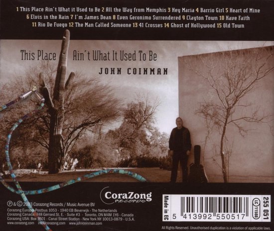 John Coinman - This Place Ain't What It Used To Be (CD), John Coinman | CD (album) |... | bol.com