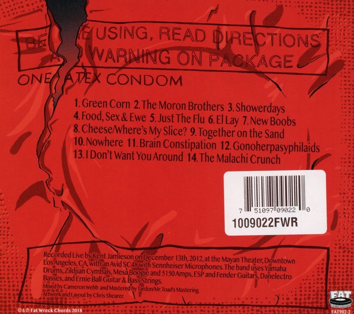 NOFX - Ribbed - Live In A Dive (CD), Nofx | CD (album) | Muziek | bol.com